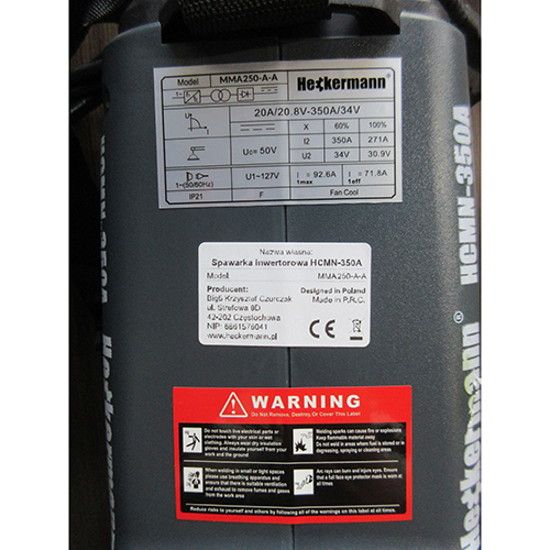 2026/03 - Inverter Welder Safety Alert (Risk of Electrical Shock ...